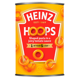 Heinz Hoops 400g at Brittain's, English & British Food Store in France