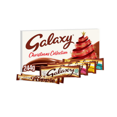 Galaxy Smooth Milk Chocolate Large Christmas Selection Box 244g at ...