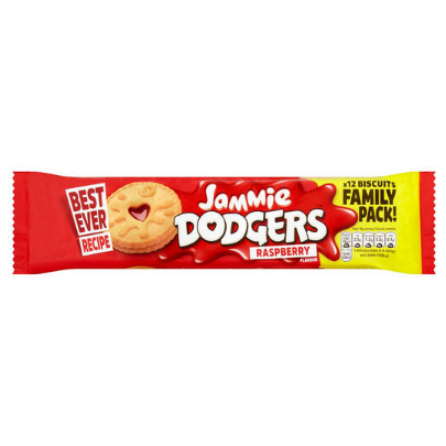 Jammie Dodgers 12 Biscuits Raspberry Flavour 210g at Brittain's ...