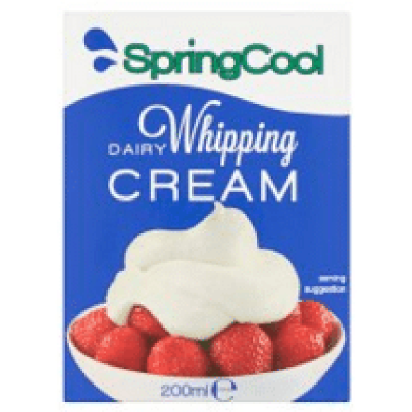 Spring Cool UHT Whipping Cream 200G at Brittain's, English & British ...